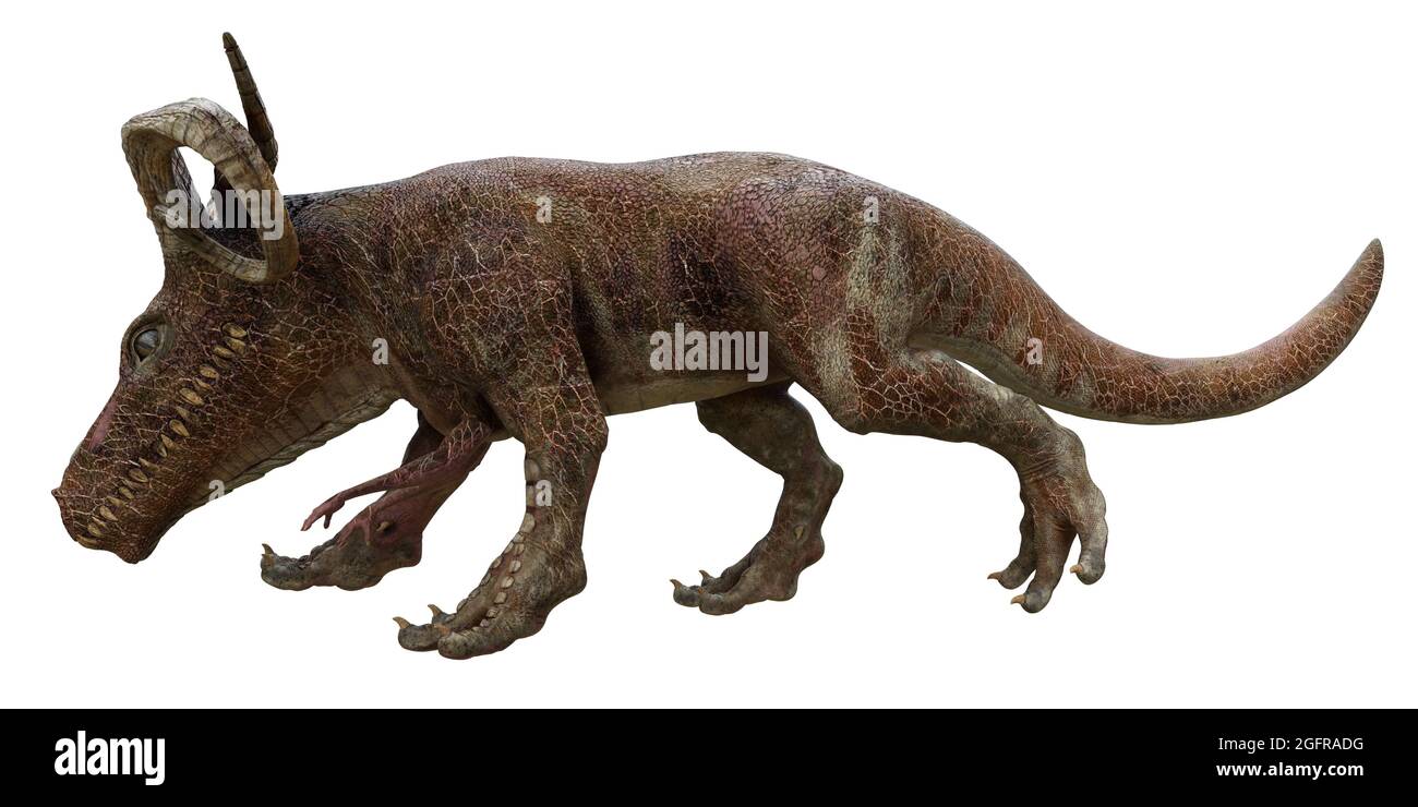 3D illustration Fantasy monster creature isolated on white background ...