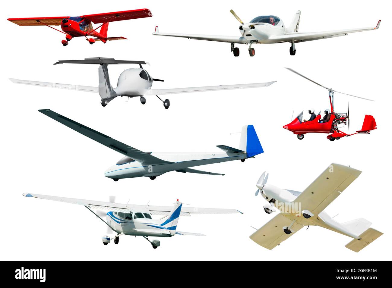 Collage of different modern airplanes Stock Photo - Alamy