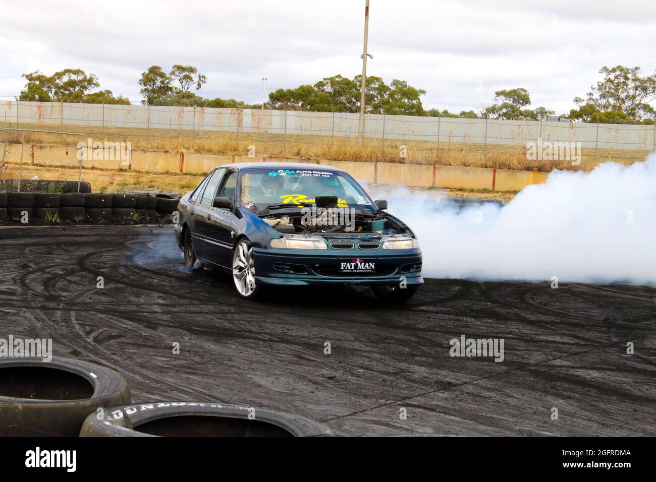 Heathcote Park Burnouts, Heathcote Park Raceway, Victoria, Australia ...