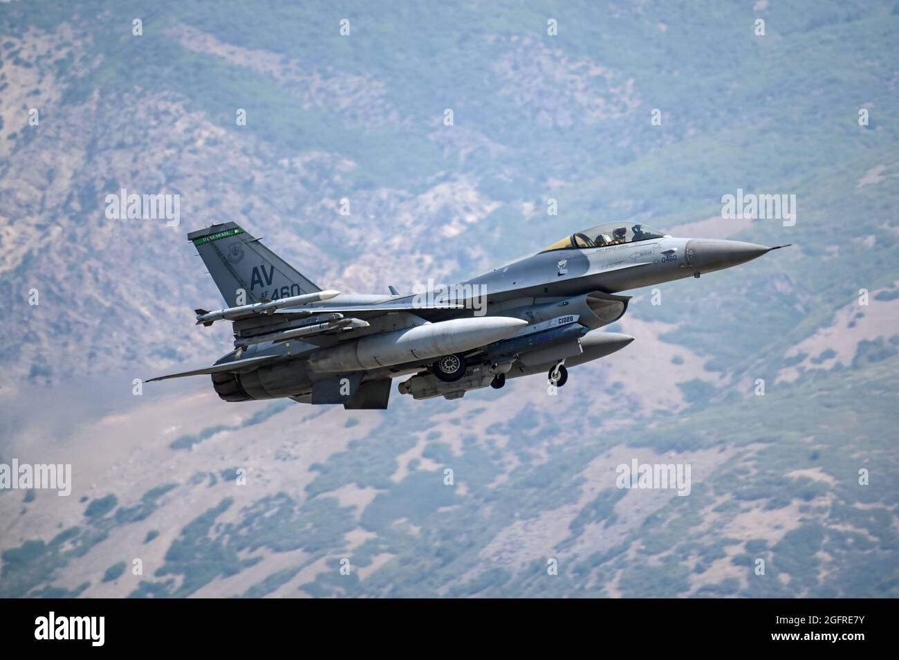 An F-16 Fighting Falcon assigned to the 31st Fighter Wing from Aviano ...