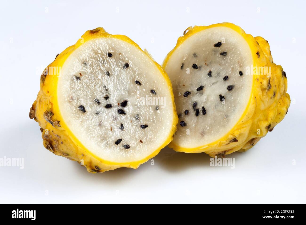 Yellow Pitaya or organic dragon fruit from tropical regions Stock Photo ...