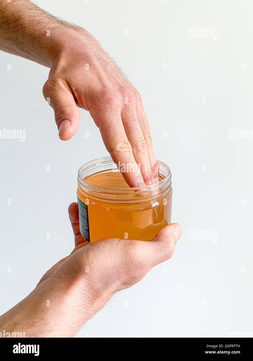 Hands beauty oil care hi-res stock photography and images - Alamy
