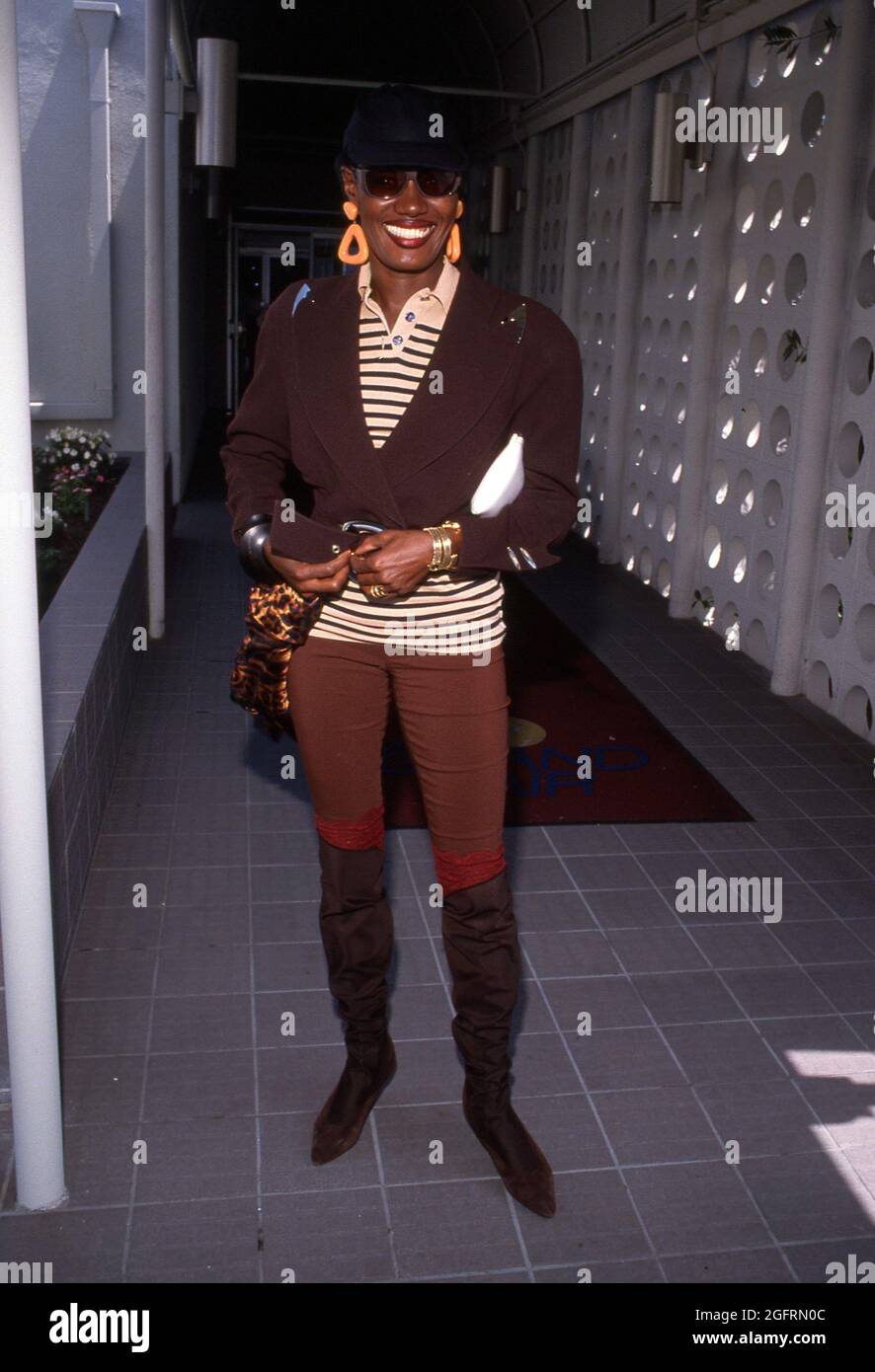 Grace Jones Circa 1990's. Credit: Ralph Dominguez/MediaPunch Stock ...