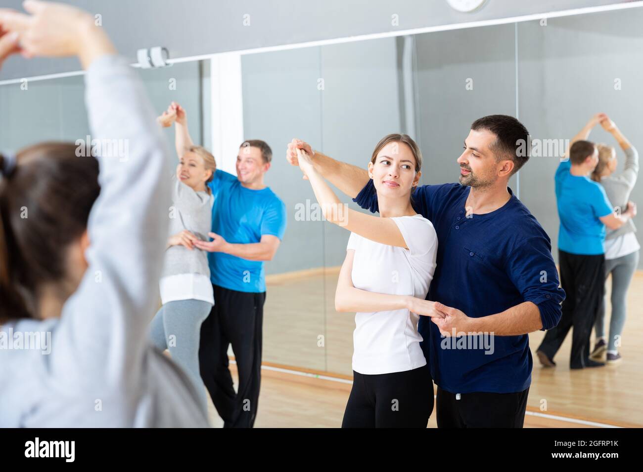 People practicing bachata movements Stock Photo - Alamy