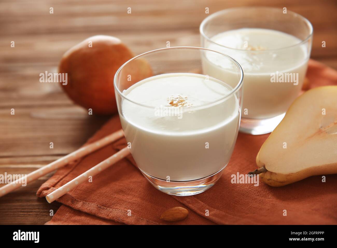 Pear milk shake hi-res stock photography and images - Alamy