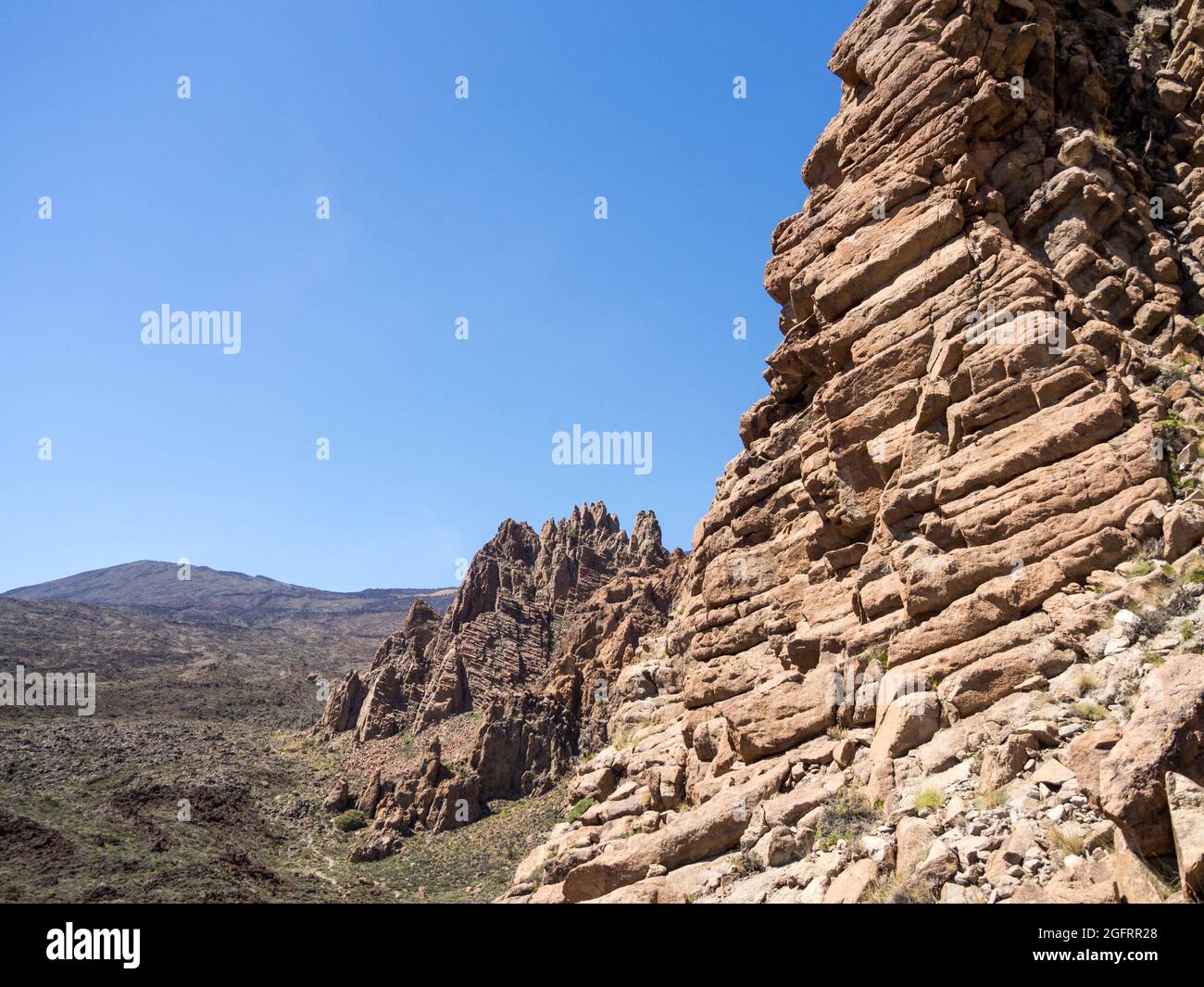 Scenic view of Mount Teide in Tenerife in the Canary Islands, Spain ...