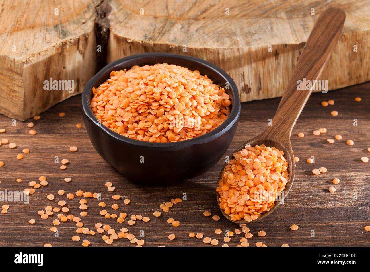 Very Healthy Food; Raw Peeled Red Lentils Stock Photo - Alamy