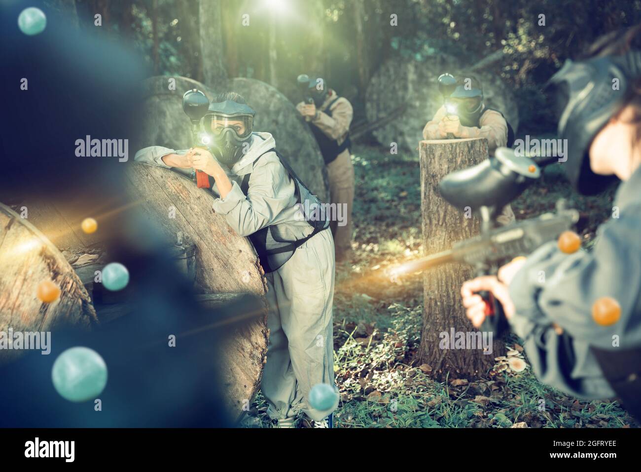 Paintball challenge hi-res stock photography and images - Alamy