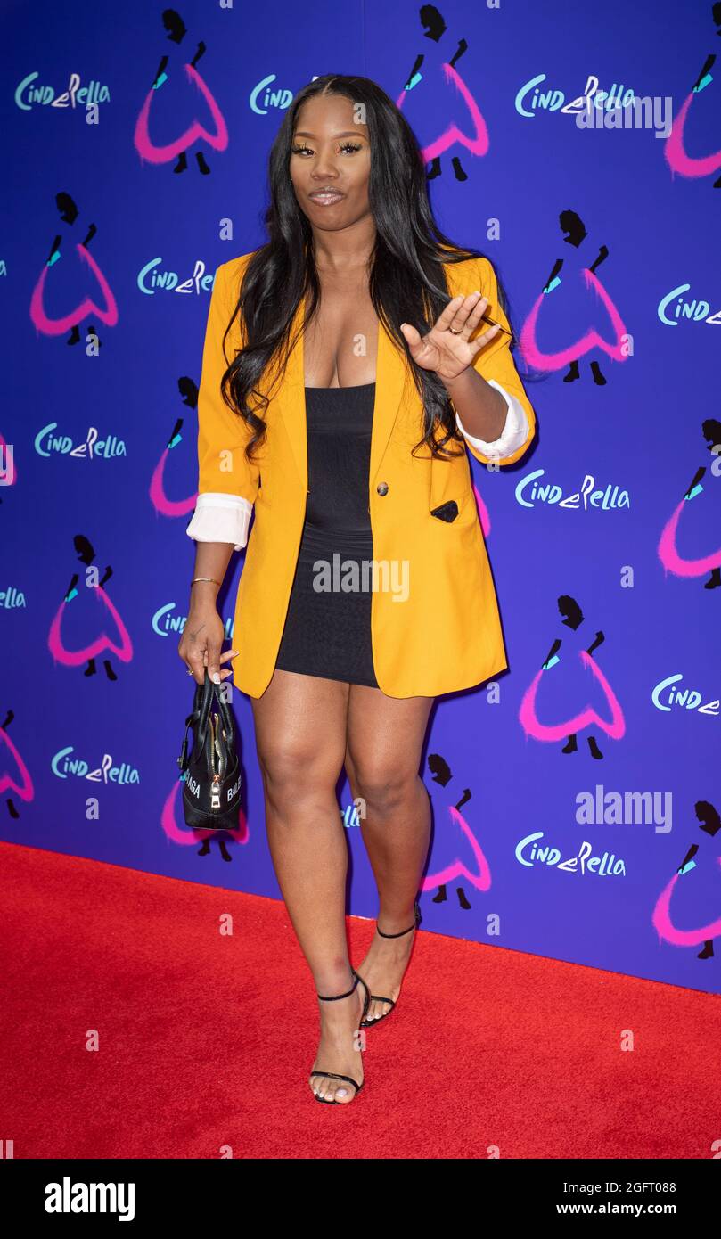 London, UK. 25th Aug, 2021. Nadia Jae attends Andrew Lloyd Webber's ...