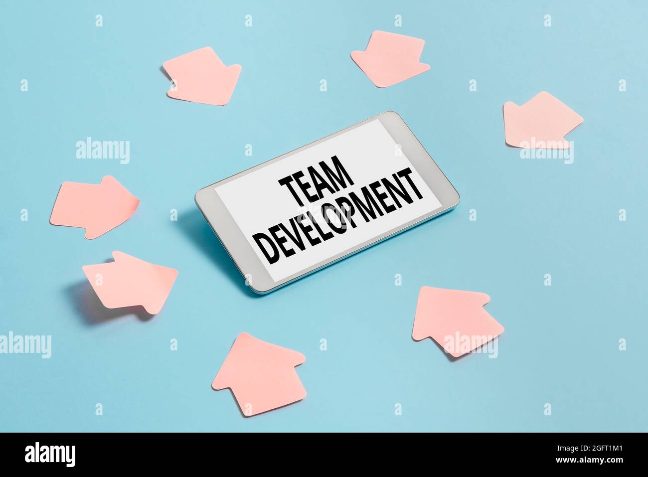 Inspiration showing sign Team Development. Business overview the ...