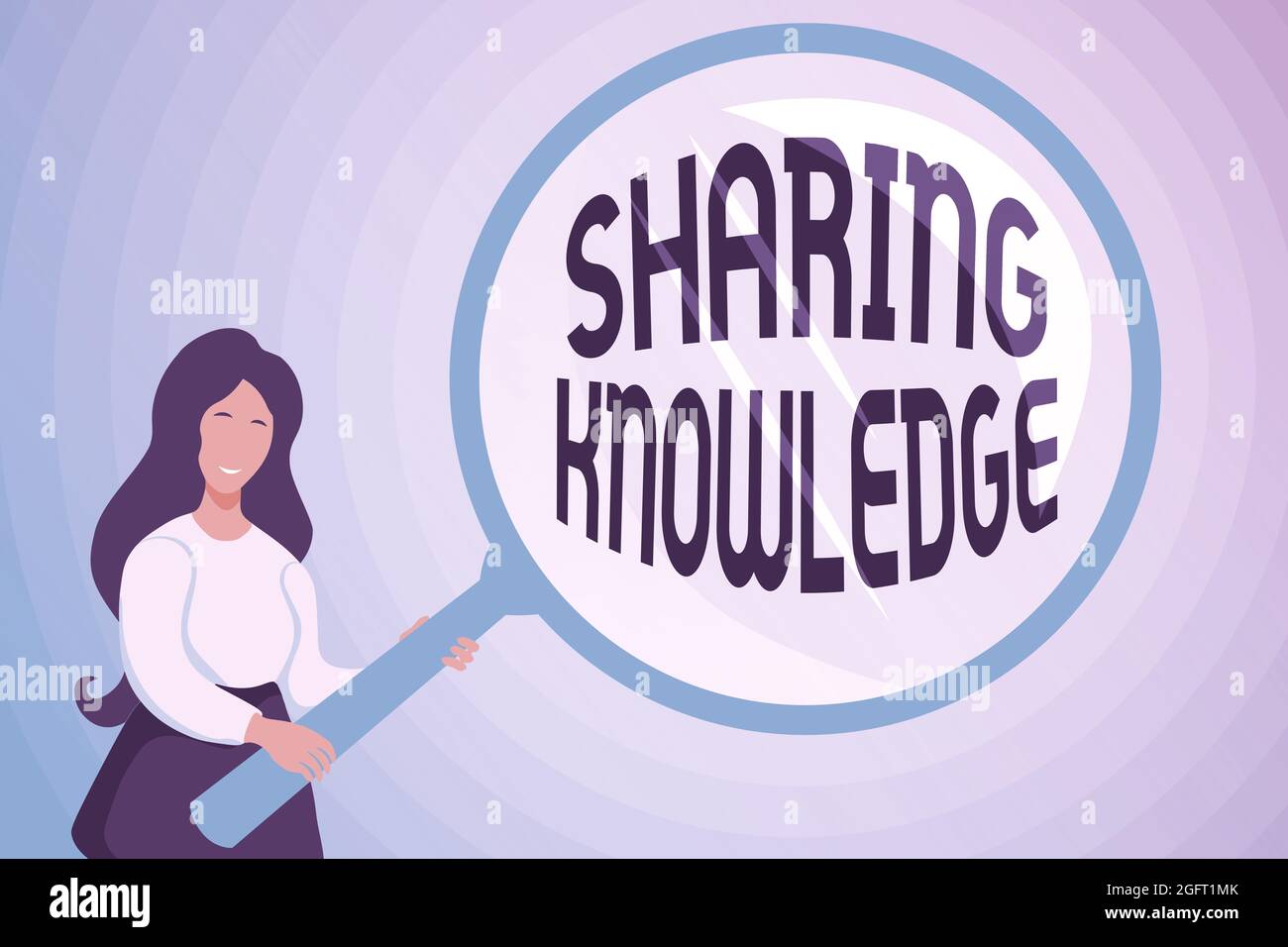 Conceptual display Sharing Knowledge. Business showcase knowledge is ...