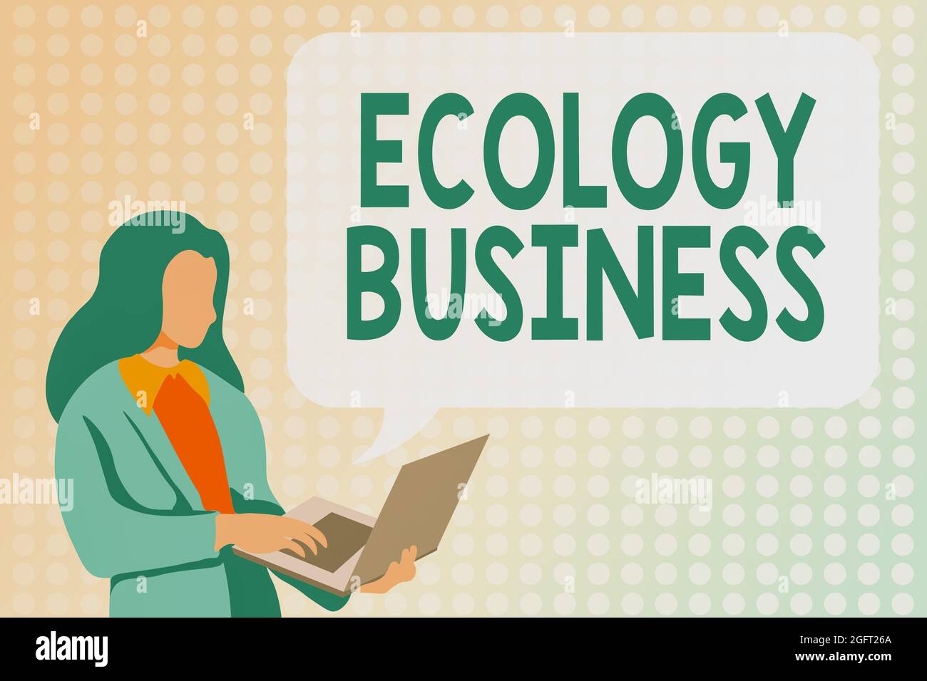 Conceptual caption Ecology Business. Business concept global ecology ...