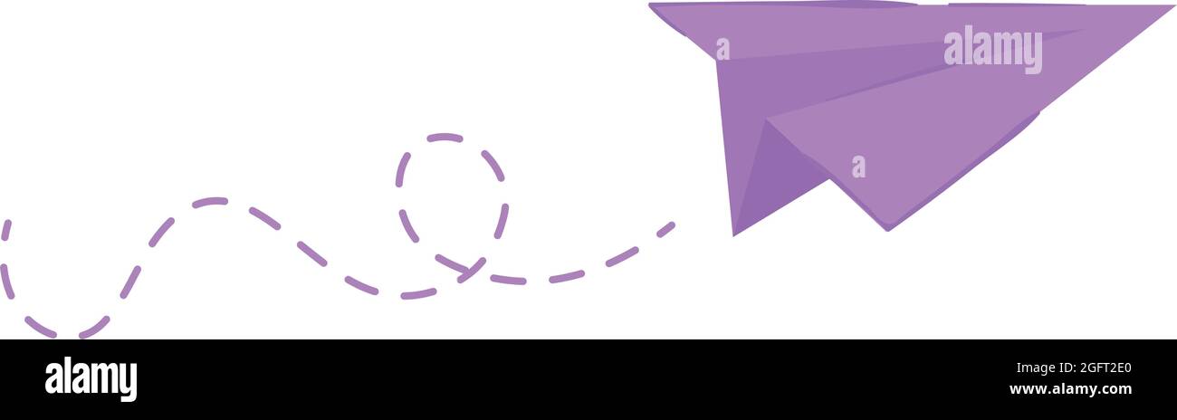 flying paper plane Stock Vector Image & Art - Alamy