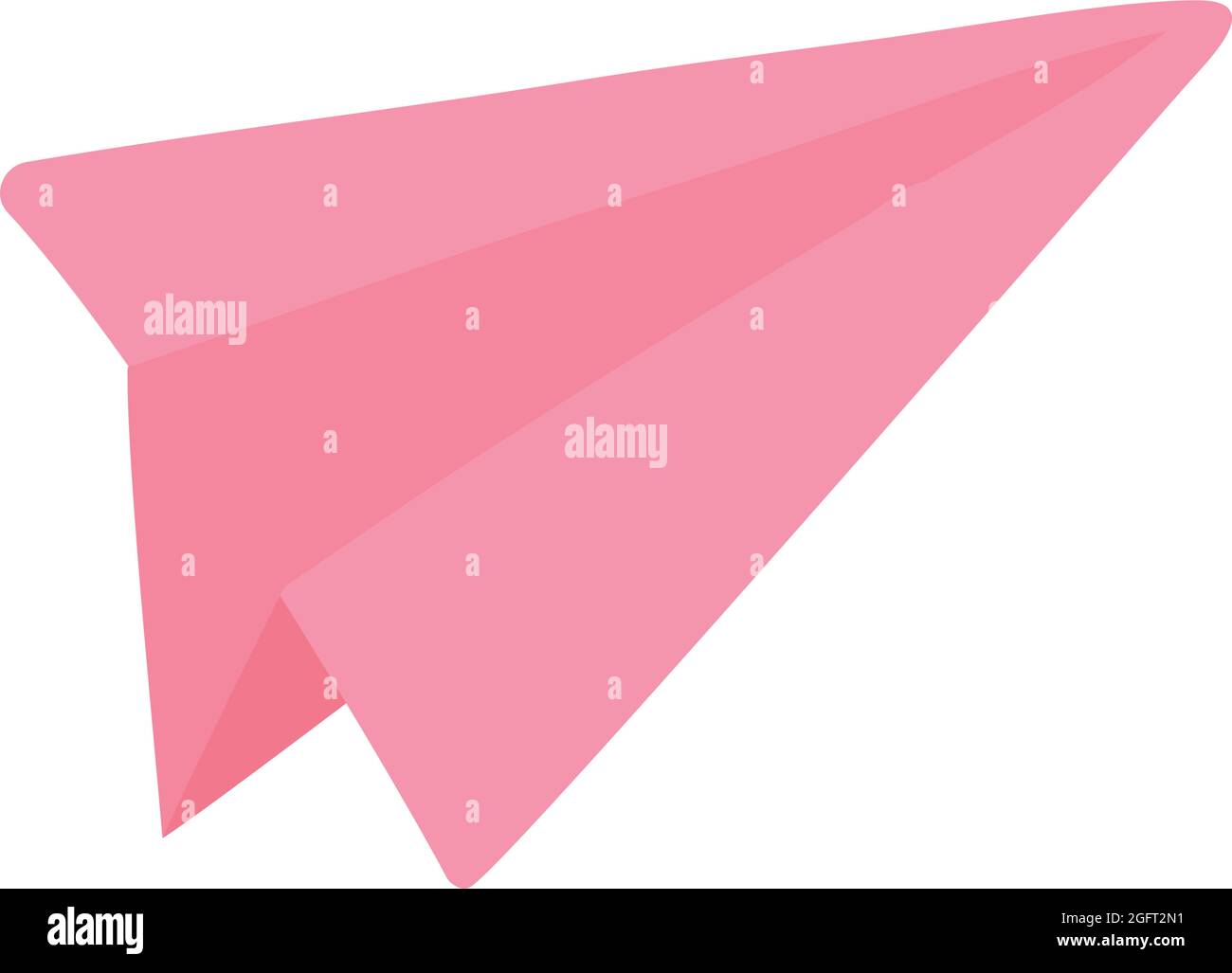 pink paper plane Stock Vector Image & Art - Alamy