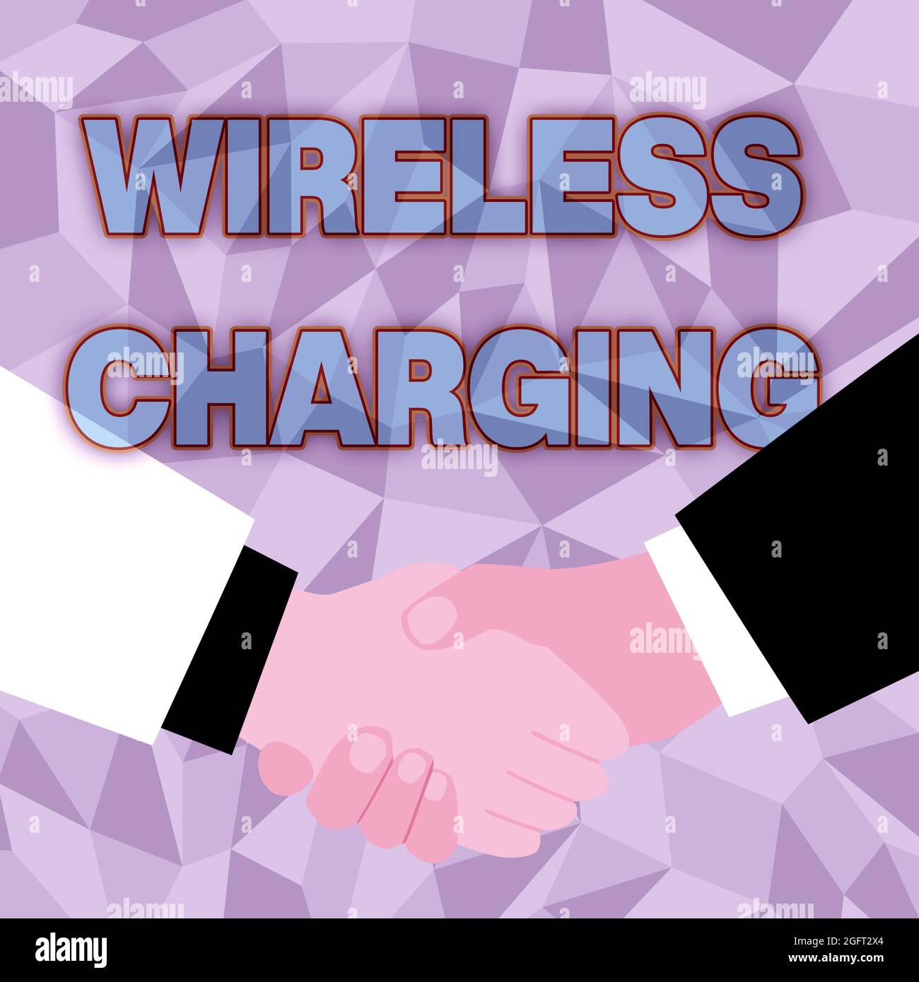 Text sign showing Wireless Charging. Internet Concept methods of ...