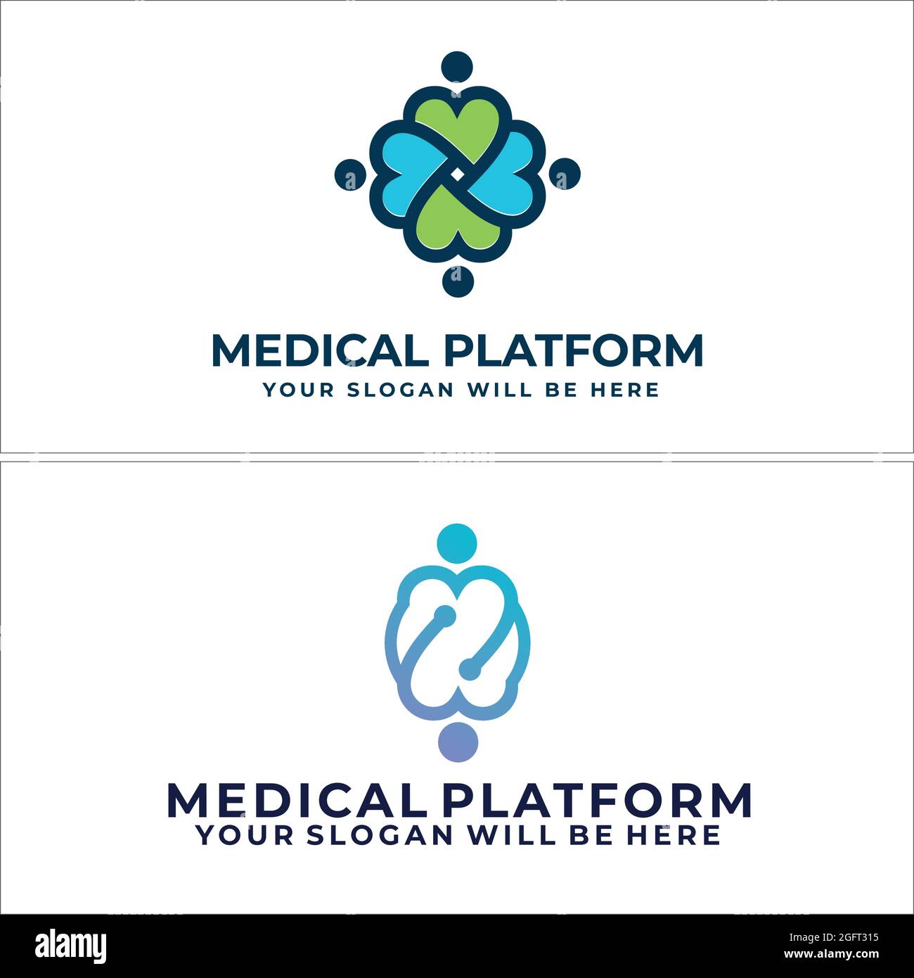 Circuit design on green board Stock Vector Images - Alamy