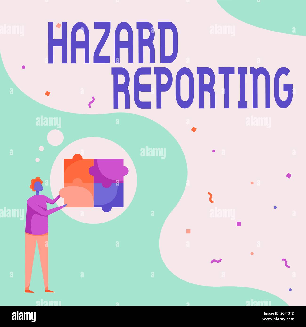 Conceptual caption Hazard Reporting. Internet Concept account or ...