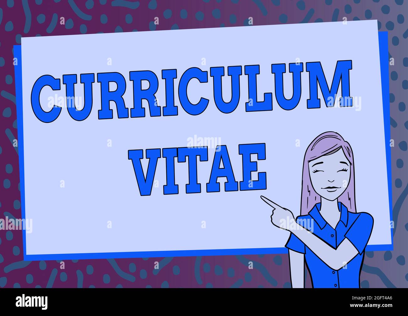 Writing displaying text Curriculum Vitae. Business showcase a brief ...