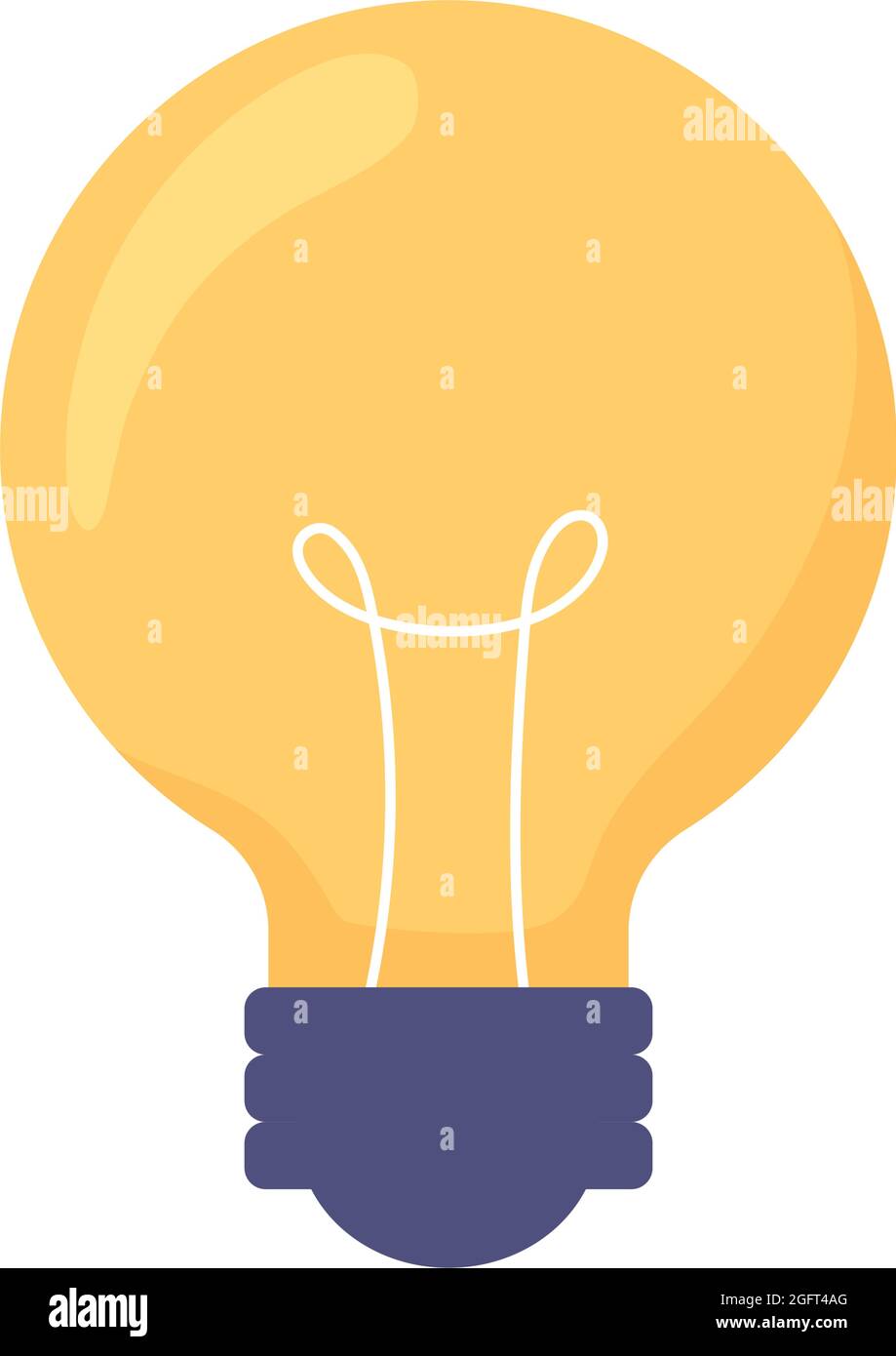 light bulb idea Stock Vector Image & Art - Alamy