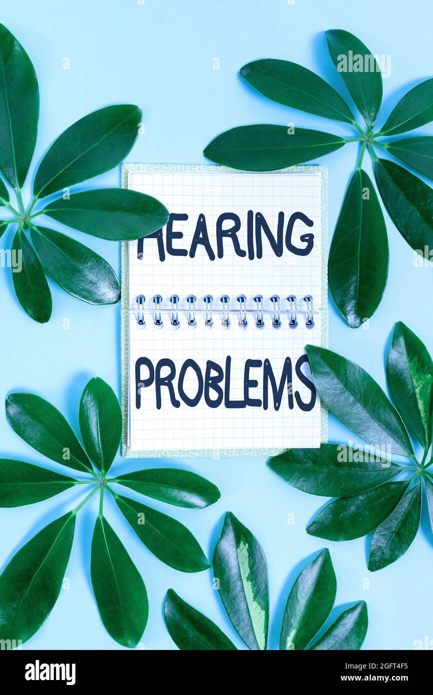 Conceptual caption Hearing Problems. Business overview partial or total ... Conceptual caption Hearing Problems. Business overview partial or total ...