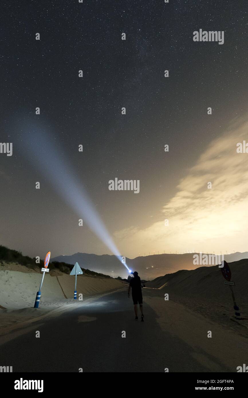 Dark road torch hi-res stock photography and images - Alamy