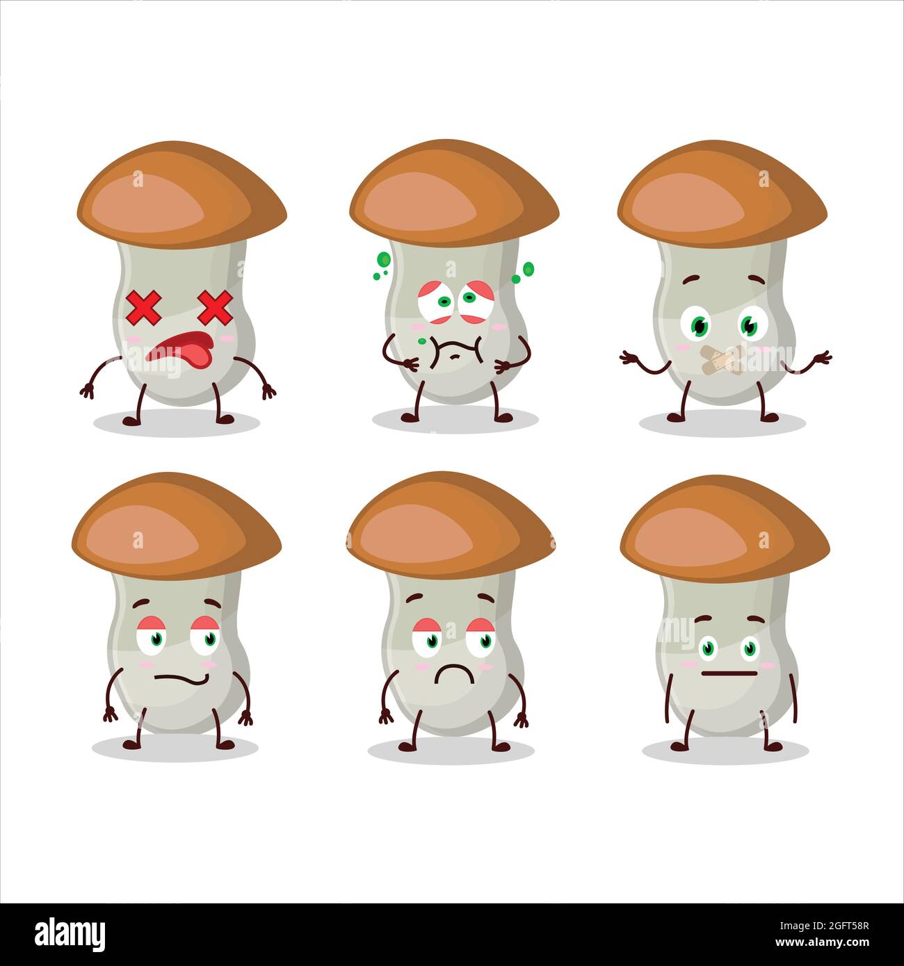 Aspen cartoon in character with nope expression. Vector illustration ...