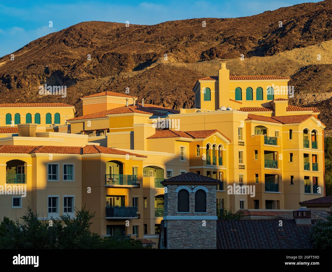 Sunny view of the Lake Las Vegas at Nevada Stock Photo - Alamy