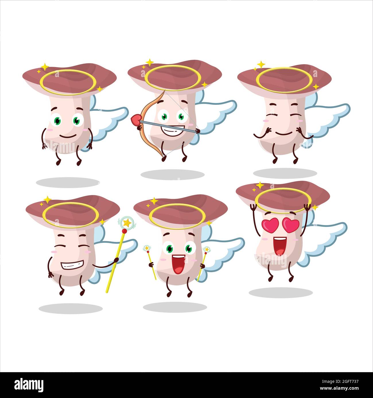 Rassula cartoon in designs as a cute angel character. Vector ...