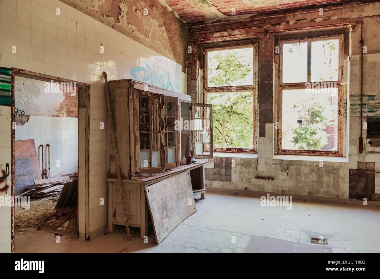 lost place somewhere in germany, abandoned Stock Photo - Alamy