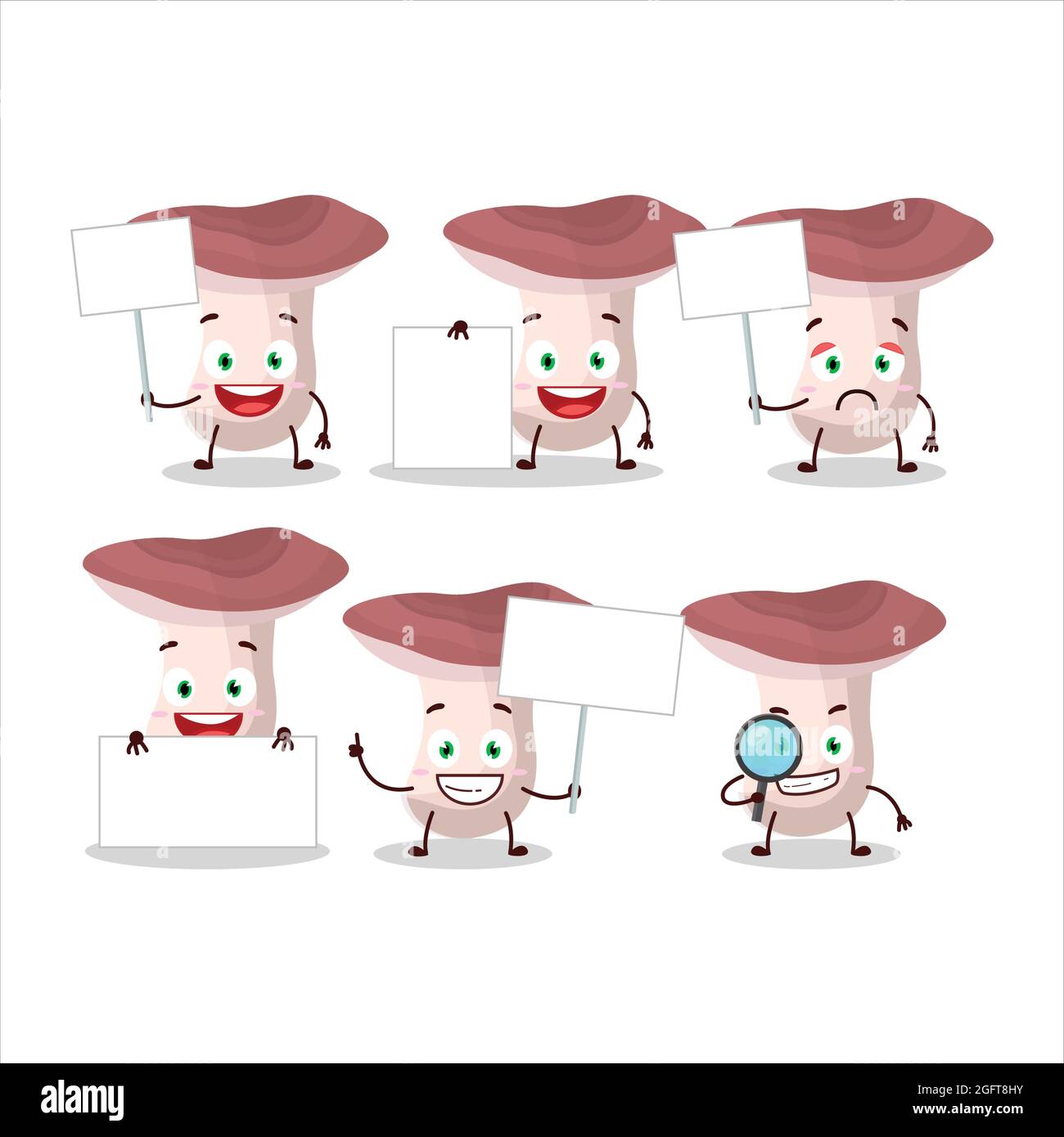 Rassula cartoon in character bring information board. Vector ...
