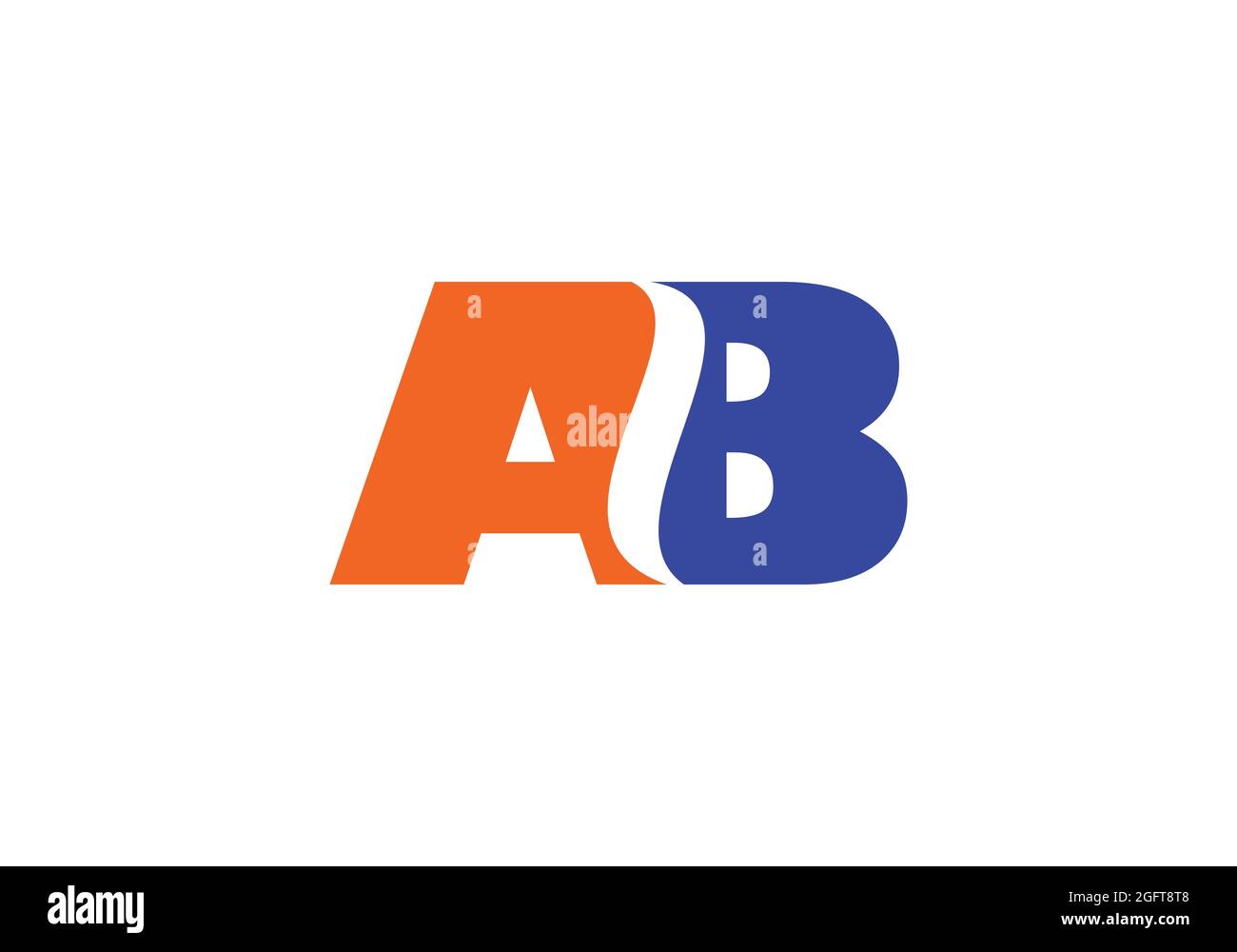AB logo creative modern design vector image Stock Vector Image & Art ...
