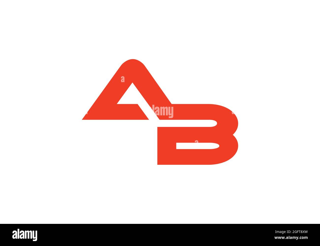 AB logo creative modern design vector image Stock Vector Image & Art ...