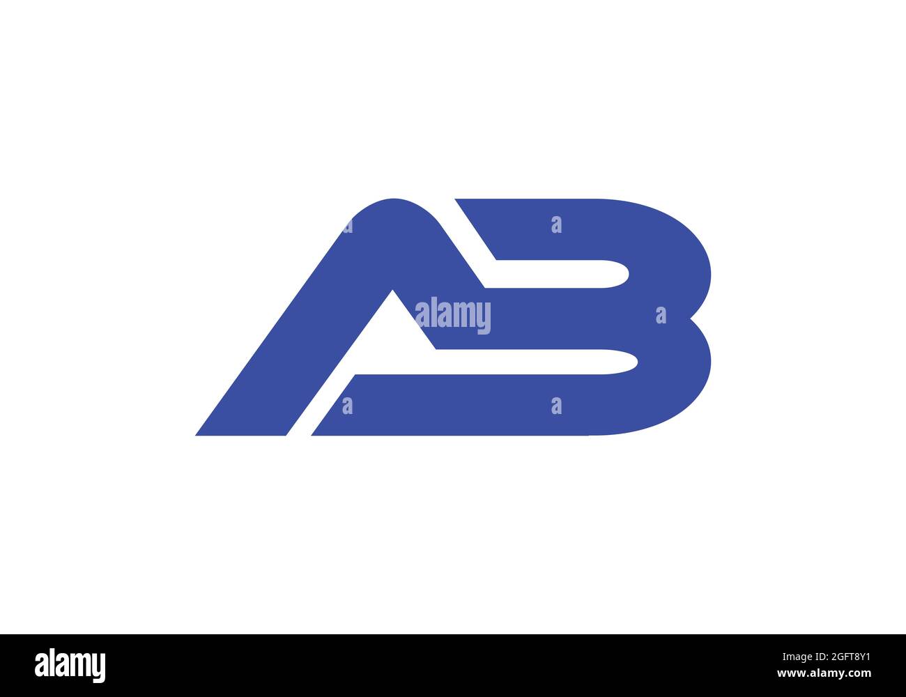 AB logo creative modern design vector image Stock Vector Image & Art ...