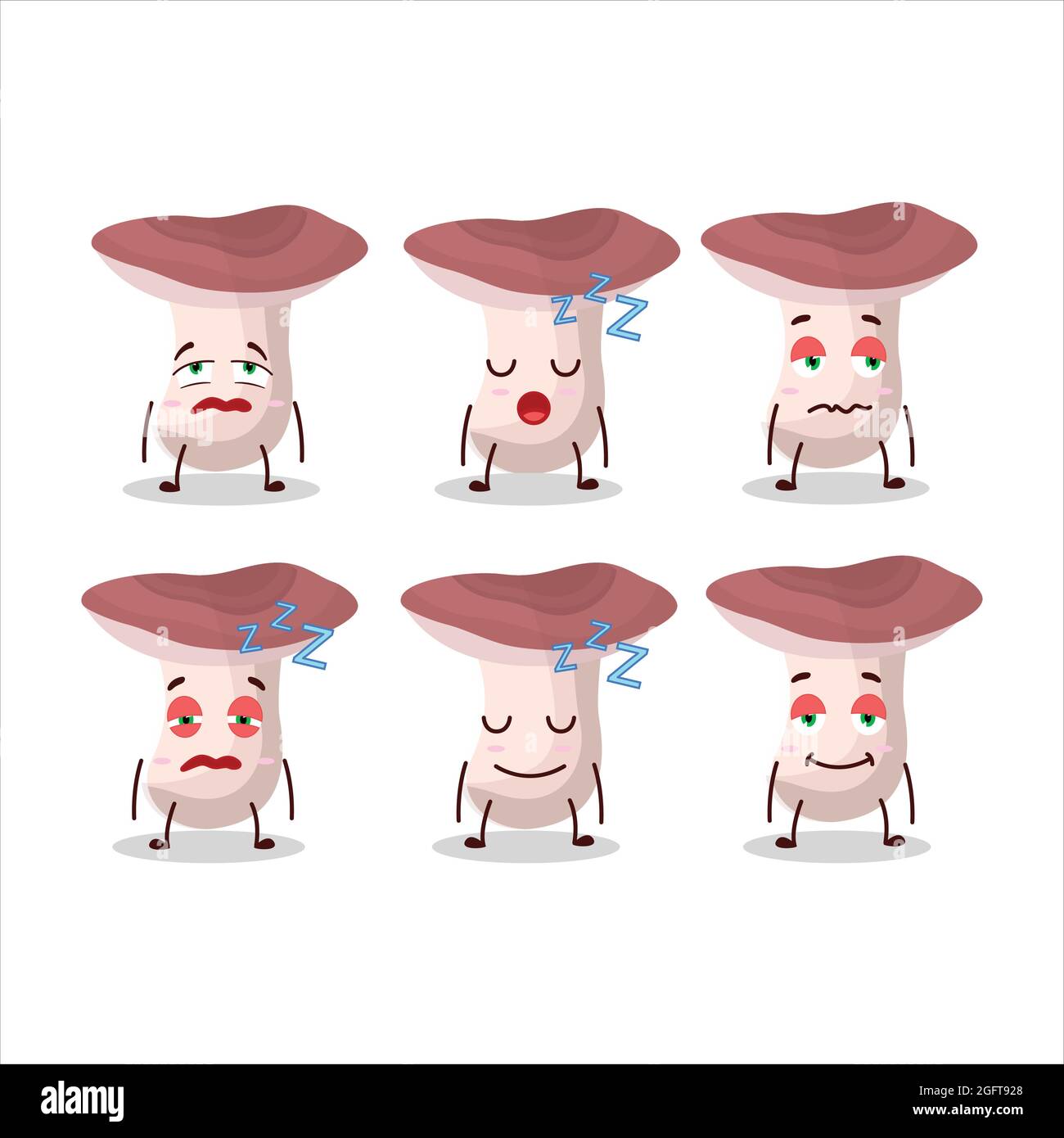 Cartoon character of rassula with sleepy expression. Vector ...