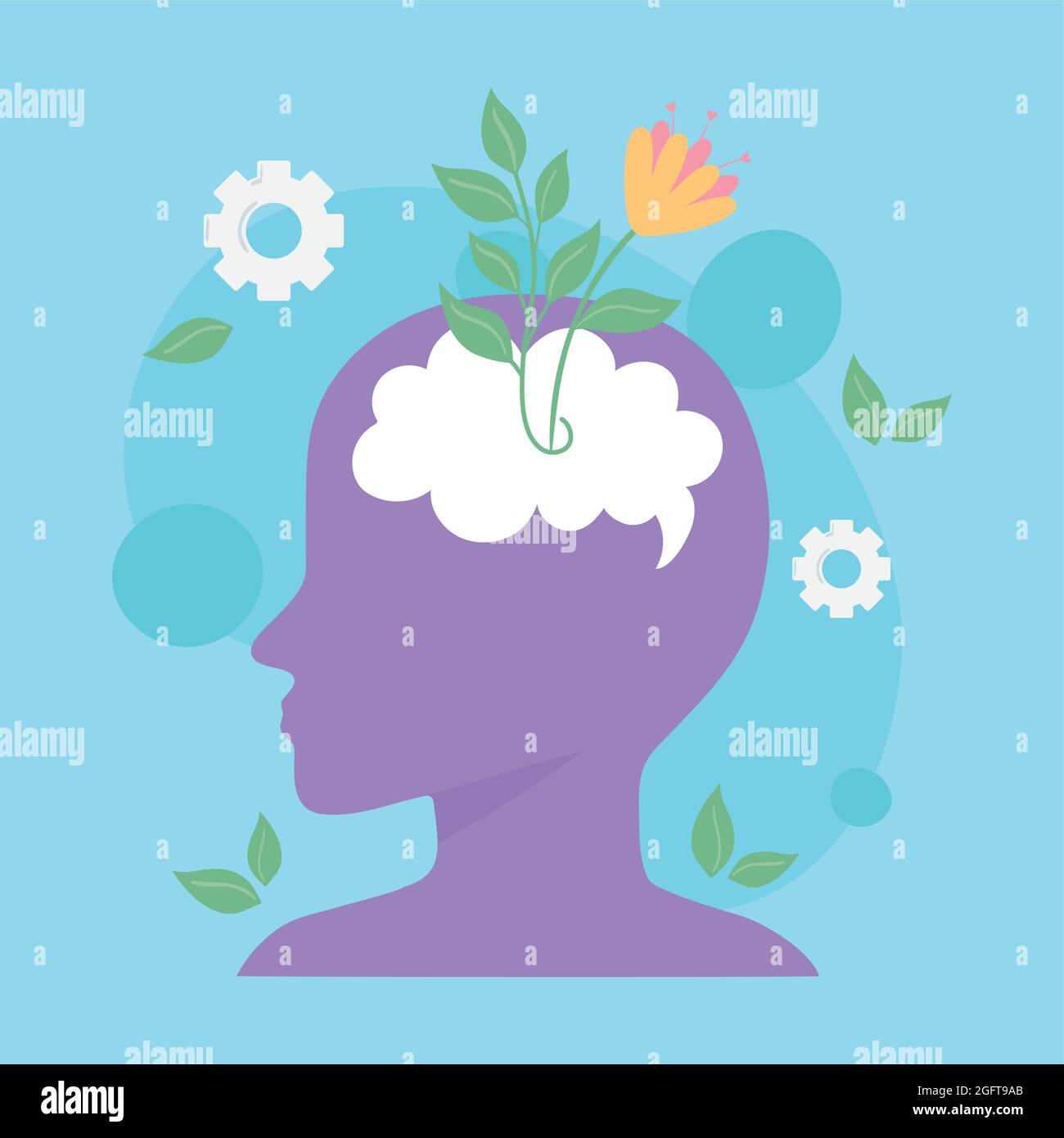 mental health, good mindset Stock Vector Image & Art - Alamy