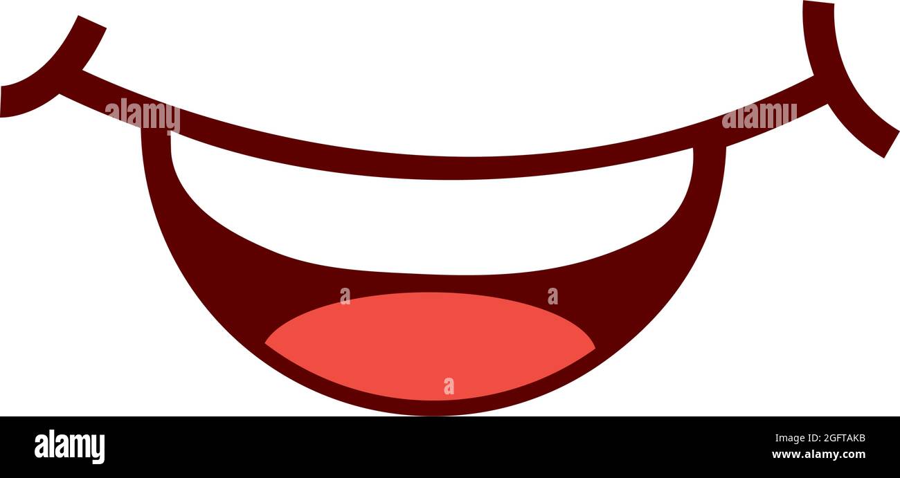 happy smile mouth Stock Vector Image & Art - Alamy