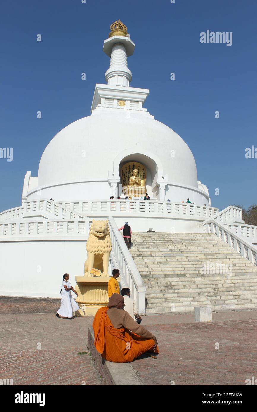 The Buddha Relic Stupa was built by Lichhavis as a mud-stupa in the 5th ...