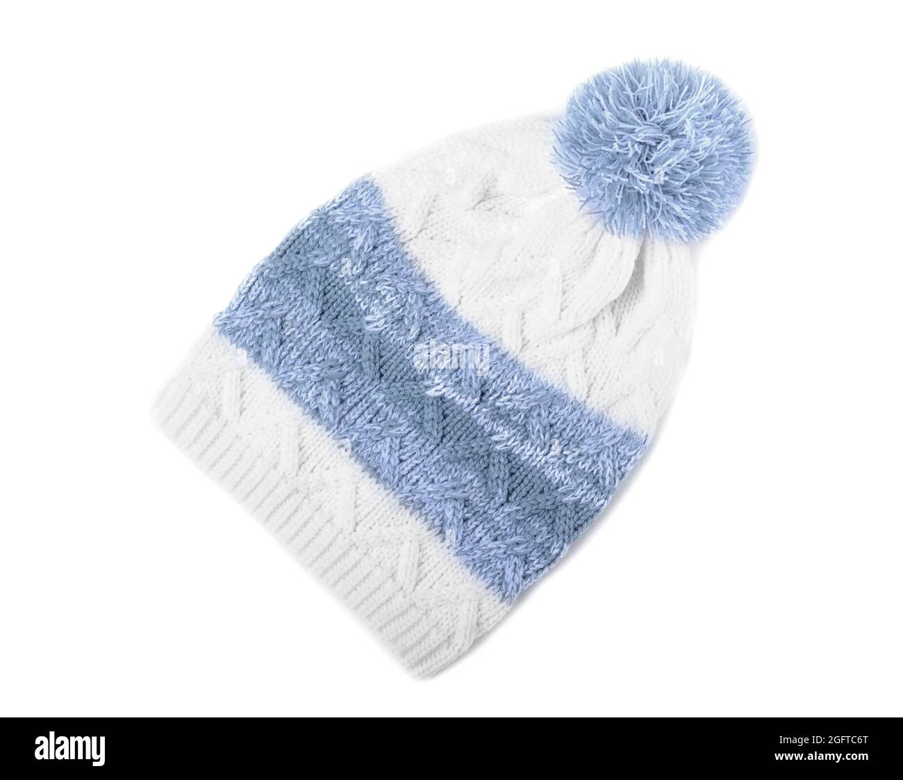 Kid's hat on white background Stock Photo - Alamy