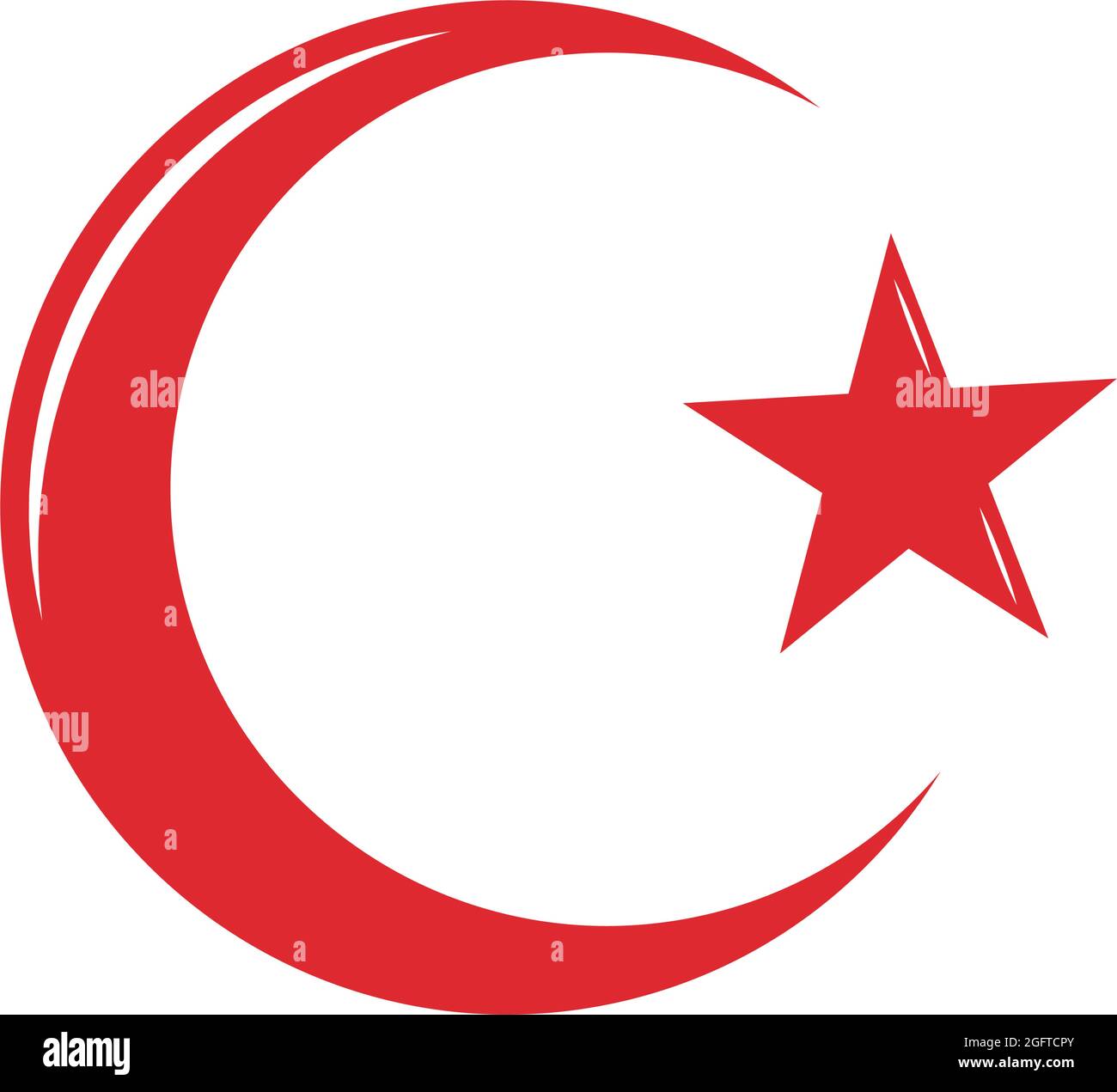 turkey moon and star Stock Vector Image & Art - Alamy