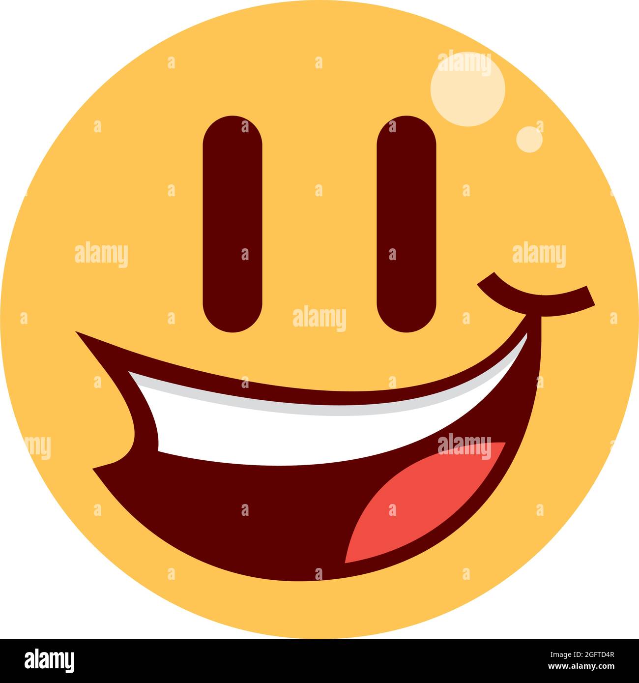emoticon face laughing Stock Vector Image & Art - Alamy