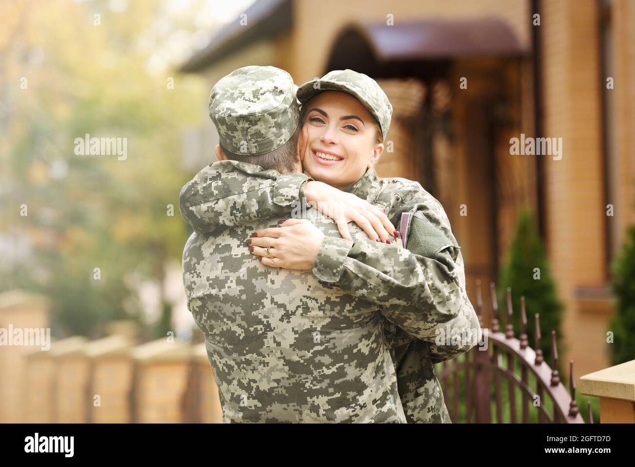 Army Couple Reunited