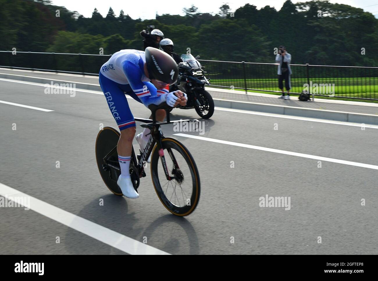 Shizuoka, Japan. 28th July, 2021. Remi Cavagna (FRA) Cycling : Men's ...