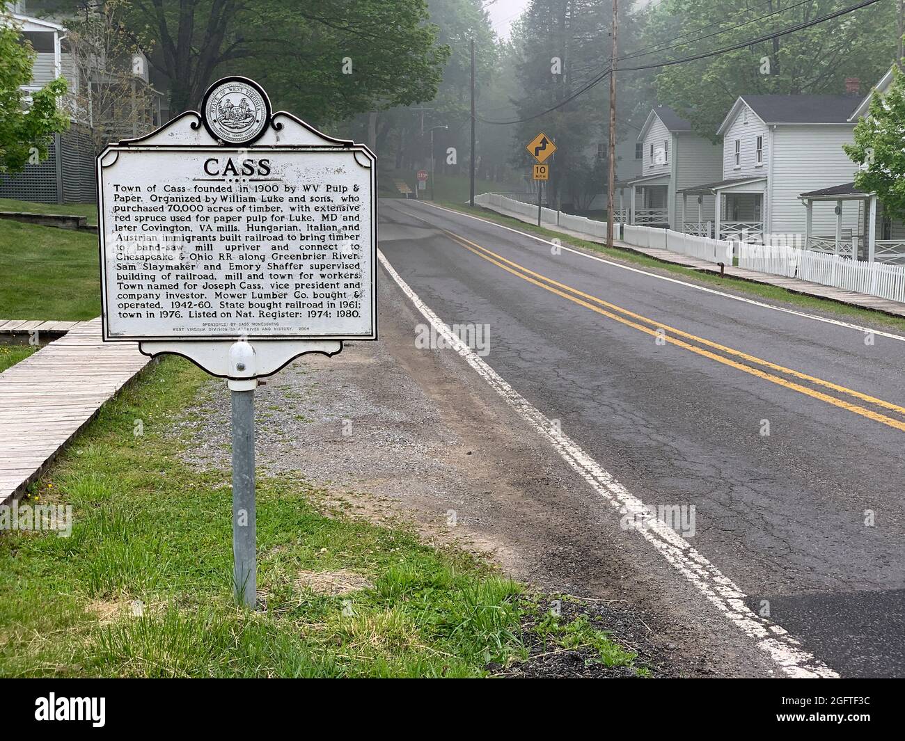 West virginia cass historic cass hi-res stock photography and images ...