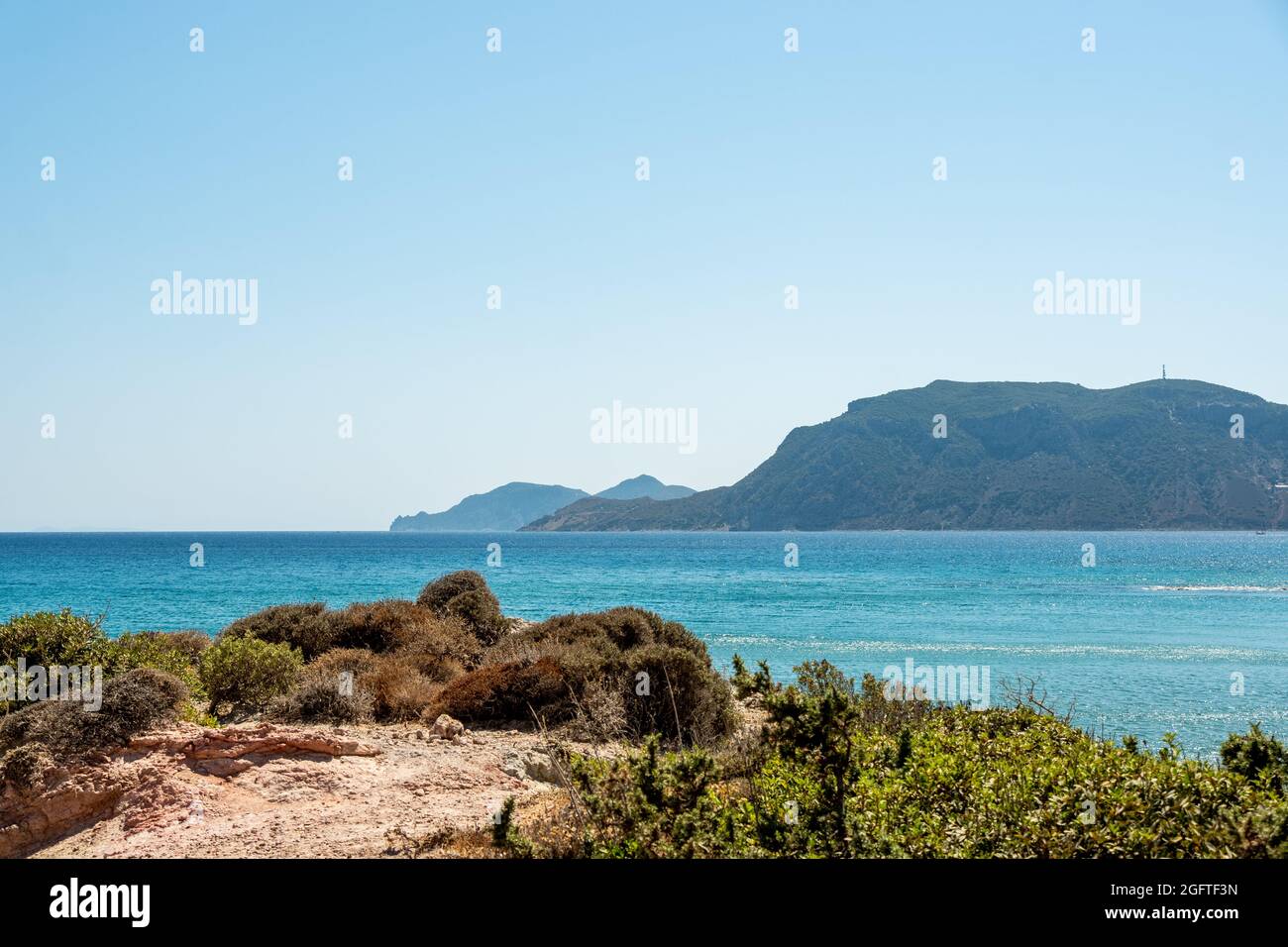 Coastline with greek islands kos hi-res stock photography and images ...