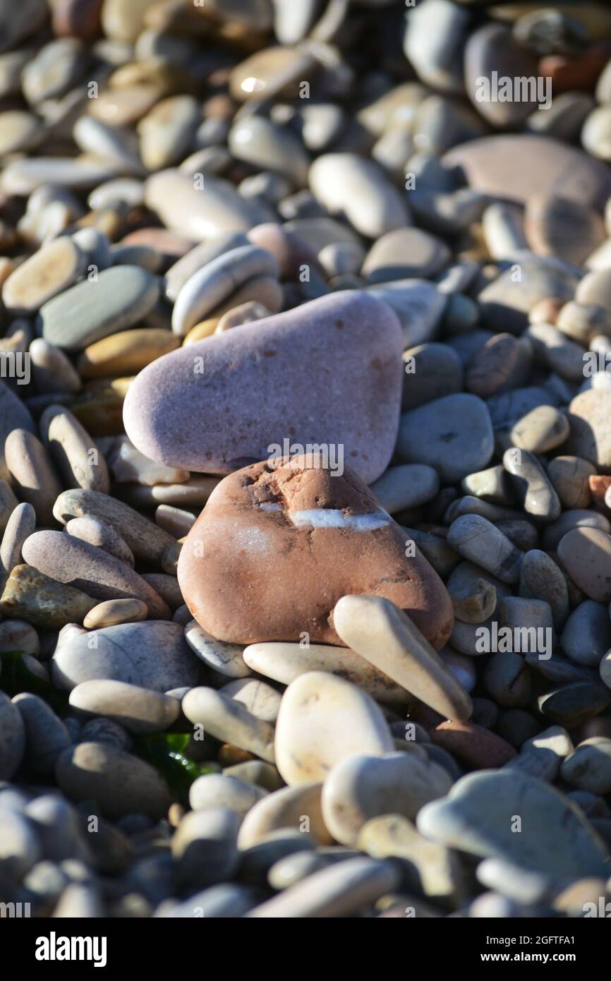 Smooth round pebbles texture background. Pebble sea Stock Photo - Alamy
