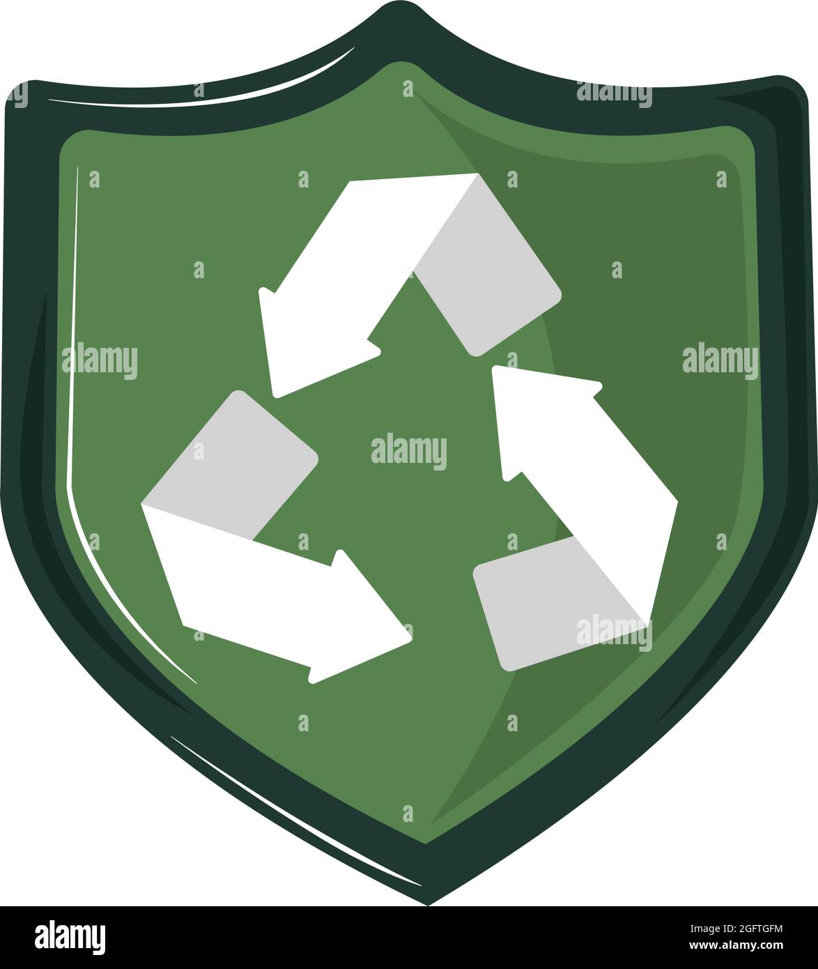 recycle shield protection Stock Vector Image & Art - Alamy