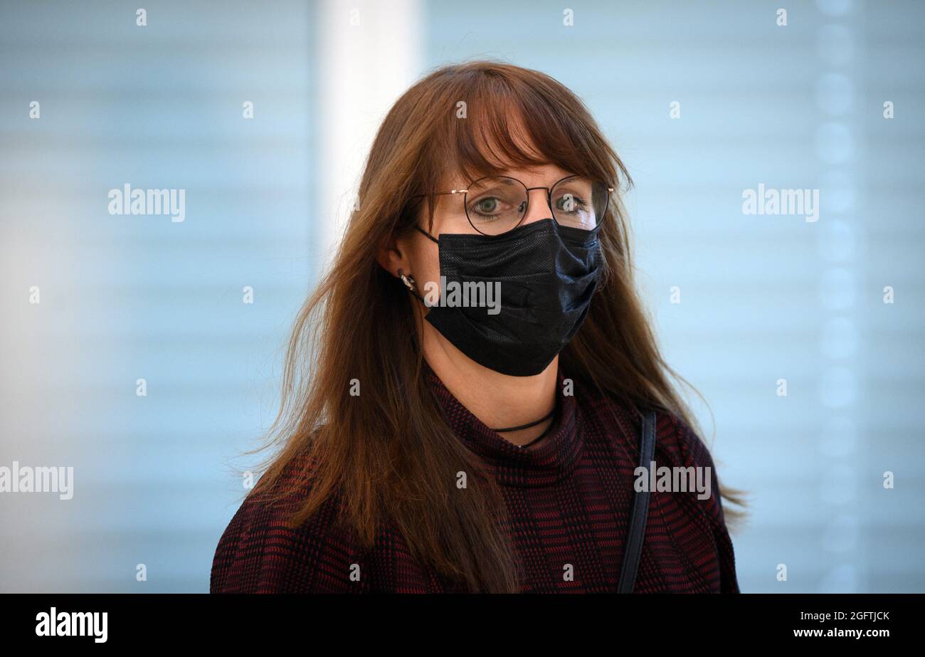 Potsdam, Germany. 25th Aug, 2021. Katrin Lange (SPD), Brandenburg's ...