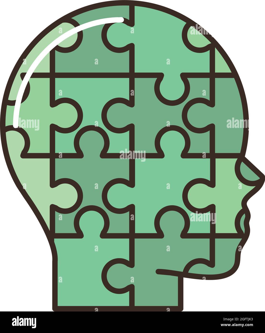 mental health head Stock Vector Image & Art - Alamy