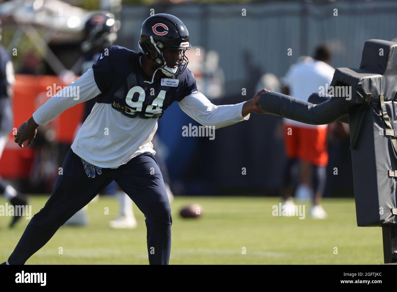 Chicago bears linebacker robert quinn 94 training camp halas hall hi ...