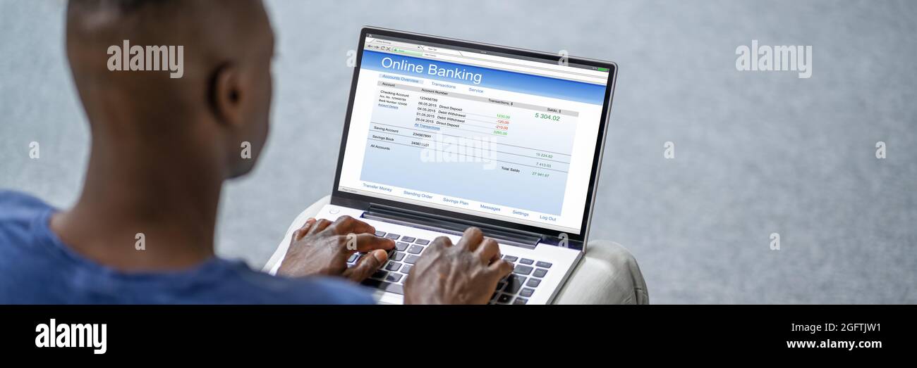 African american bank customer hi-res stock photography and images - Alamy